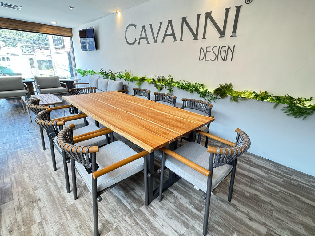COMEDOR IBIZA + 08 SILLAS BAMBOO "CAVANNI" (15% DSCTO) – TBS Perú
